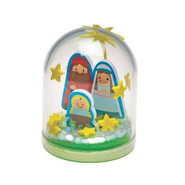 Nativity Glitter Snow Globe Craft Kit – FLL Bookstore and Gift Shop